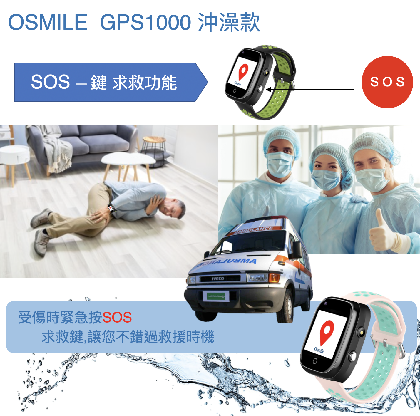 Osmile-GPS 個人衛星定位器輔具